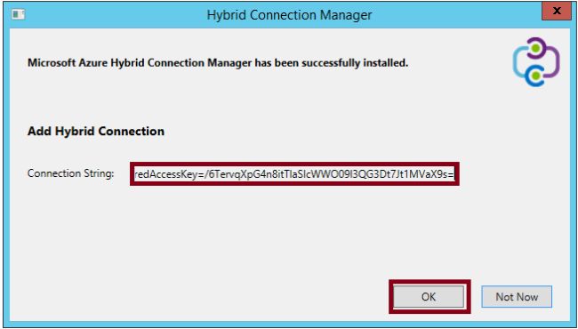 Accessing On Premise Sql Server Database From Azure Web App Using Azure Hybrid Connection